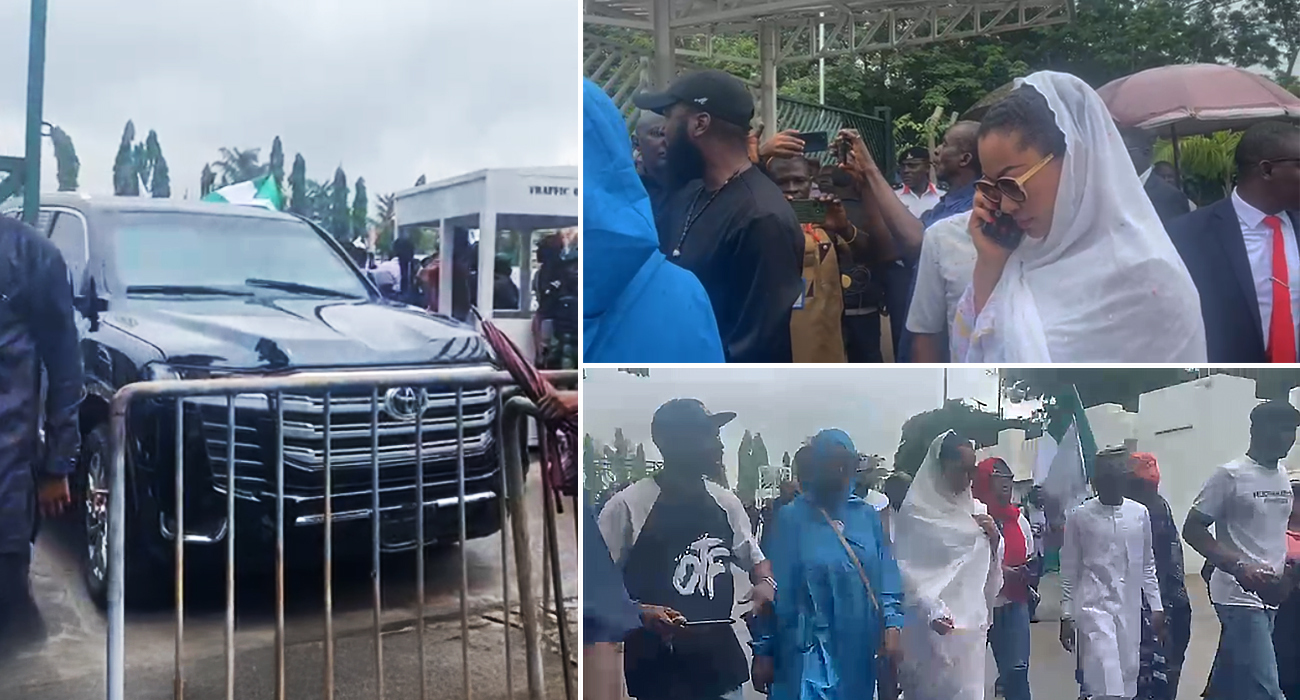 Natasha arrives National Assembly, barred from entering chambers